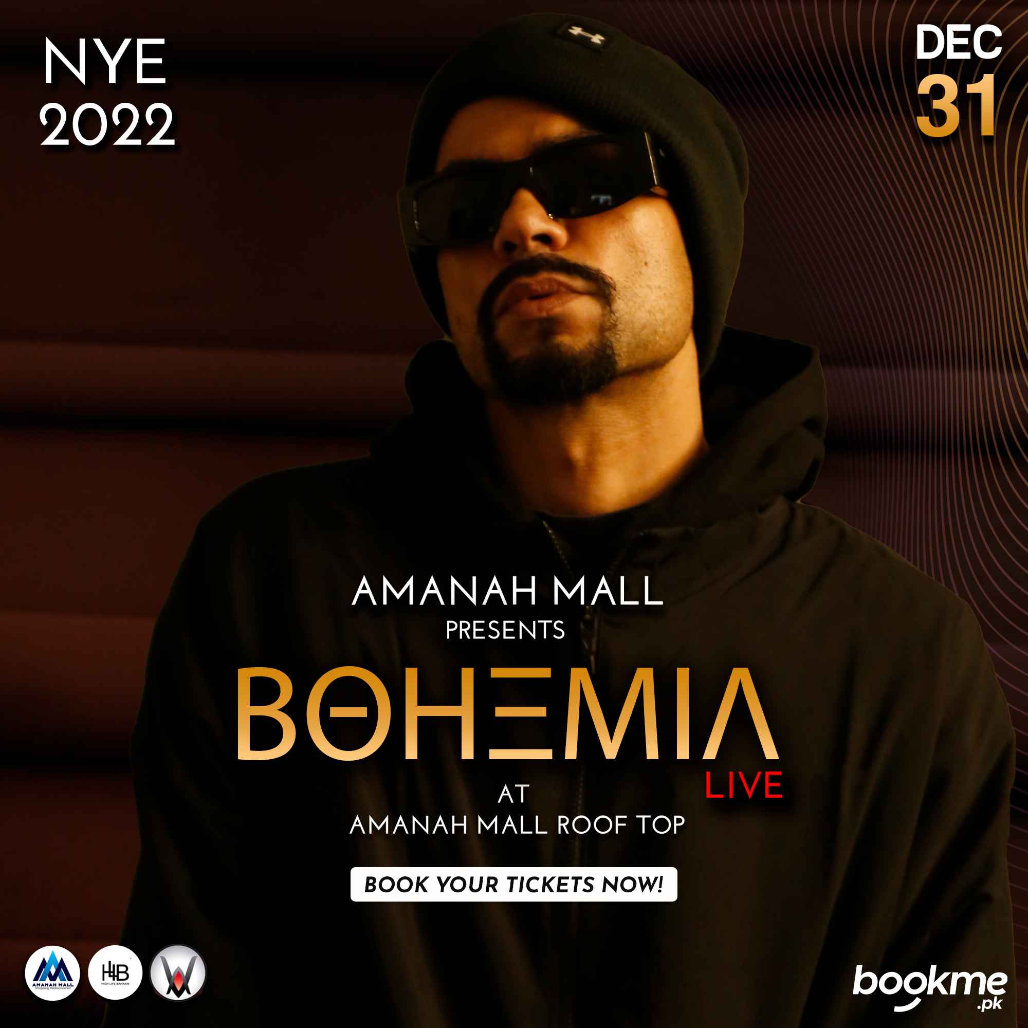 Bohemia Concert in Lahore - New Year 2022-23 Event Tickets